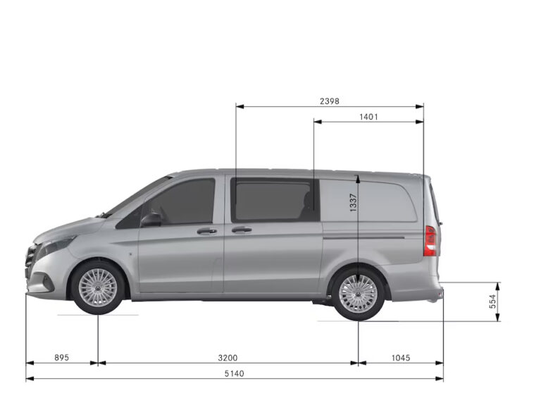 Mercedes Vito Tankvolumen