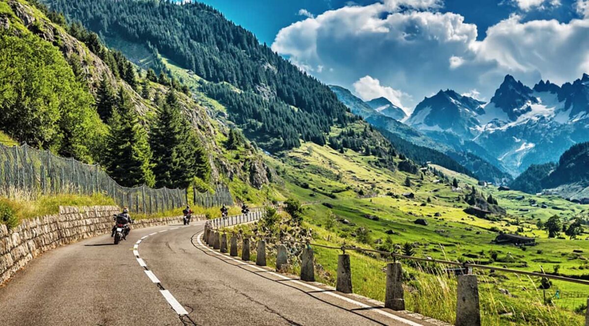 Route Des Alpes En Moto